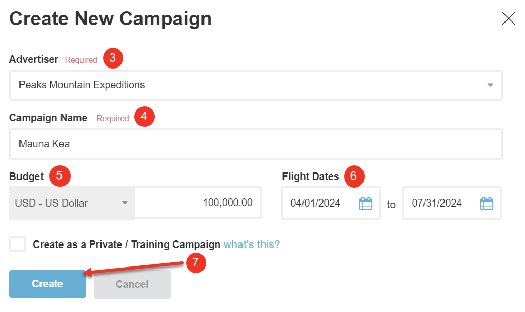 Create a Campaign