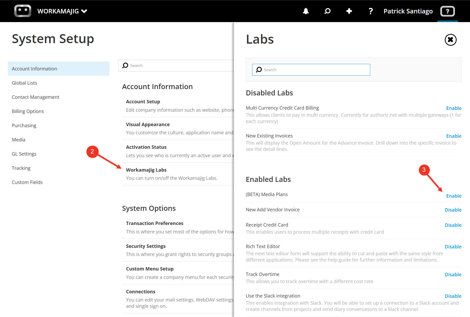 Integrate With Workamajig
